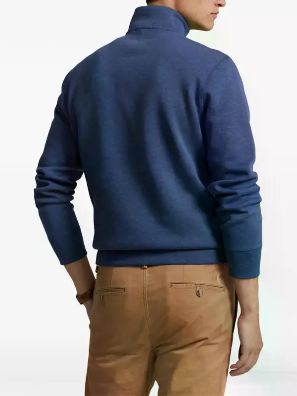 Polo Ralph Lauren Quarter-zip Logo-embroidered Sweatshirt
