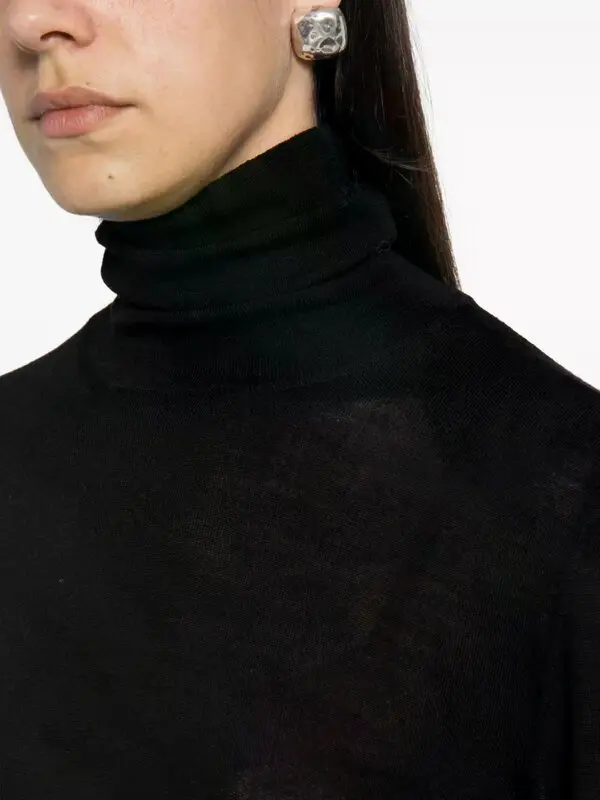 RÓHE Tie-fastening Roll-neck Sweater