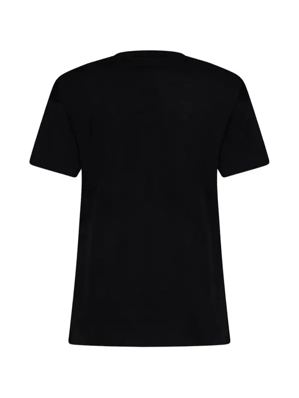 Blumarine Rhinestone-embellished T-shirt - Black