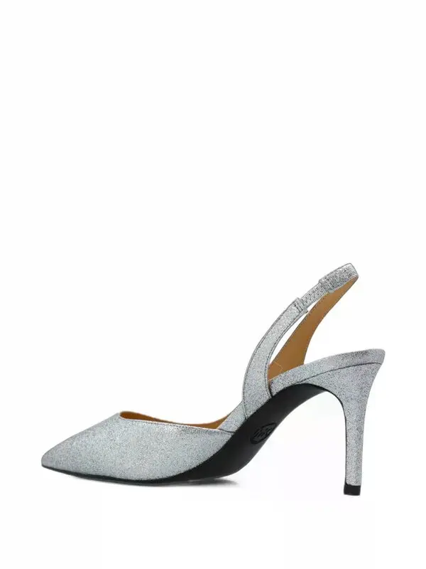 Michael Kors Alina Glitter-effect Slingback Pumps