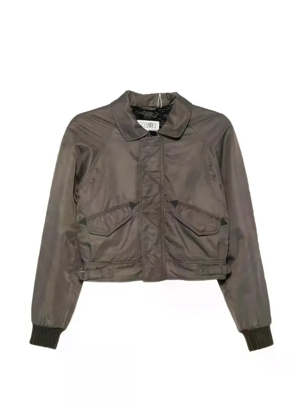 MAISON MARGIELA Cropped Zip-up Jacket