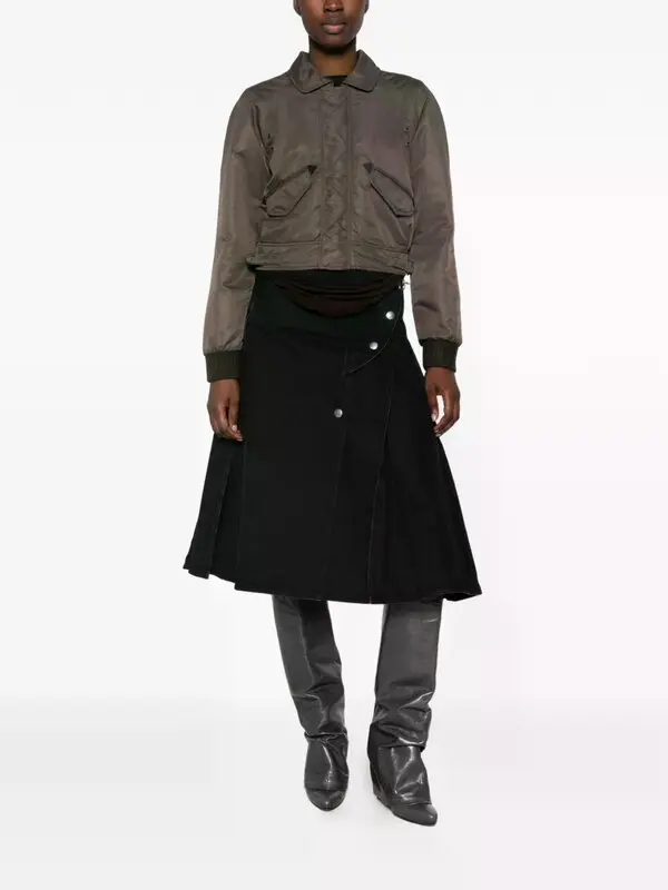 MAISON MARGIELA Cropped Zip-up Jacket