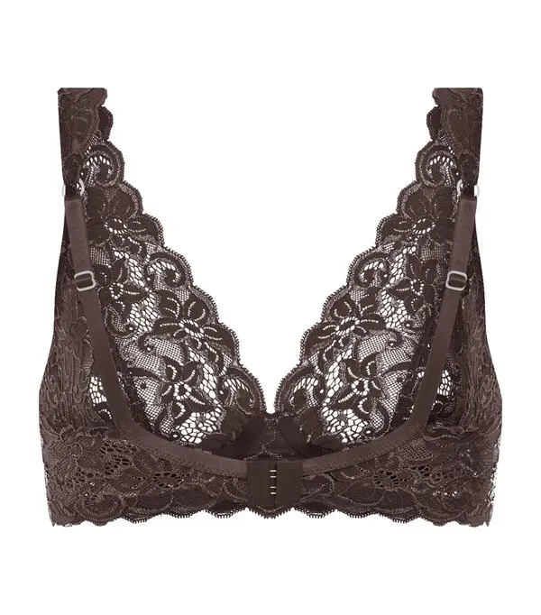 Hanro Lace Moments Bra - Brown