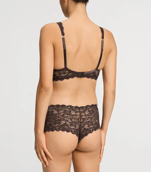 Hanro Lace Moments Bra - Brown