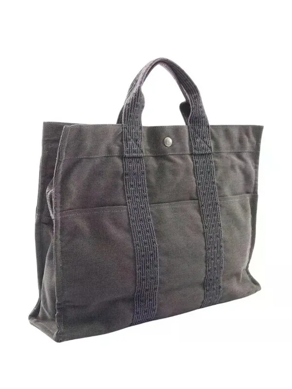 Hermès 1990-2010 Canvas Herline Mm Tote Bag