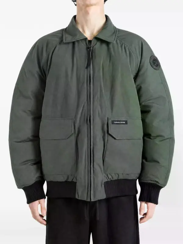 Canada Goose Mimico Logo-patch Bomber Jacket - Green