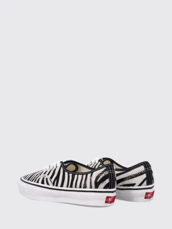 VANS Premium Authentic Pony Hair Sneakers With Zebra Print - Multicolor