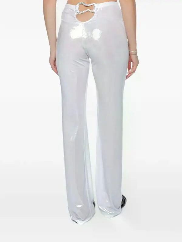CHIARA FERRAGNI Metallic Cut-out Trousers