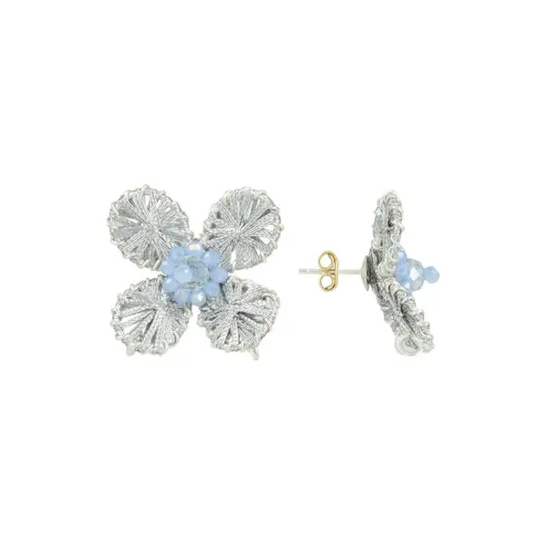 LOTT. GIOIELLI Flower Earring S Aster - Silver