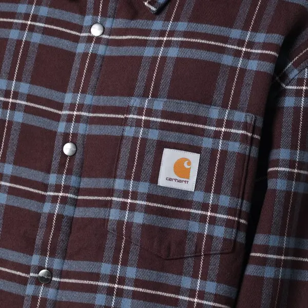 Carhartt Work In Progress Baird Checked Cotton Shirt Jacket