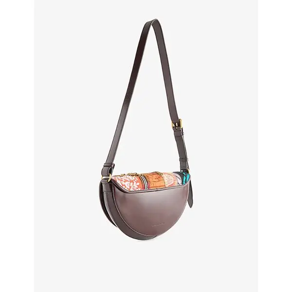Dries Van Noten Embroidered Cotton Crossbody Bag