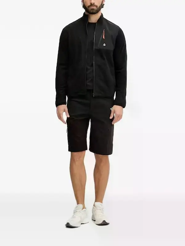 BENETTON Zip-up Panelled Sweater