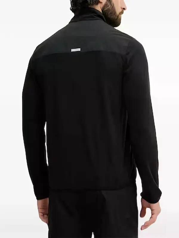 BENETTON Zip-up Panelled Sweater