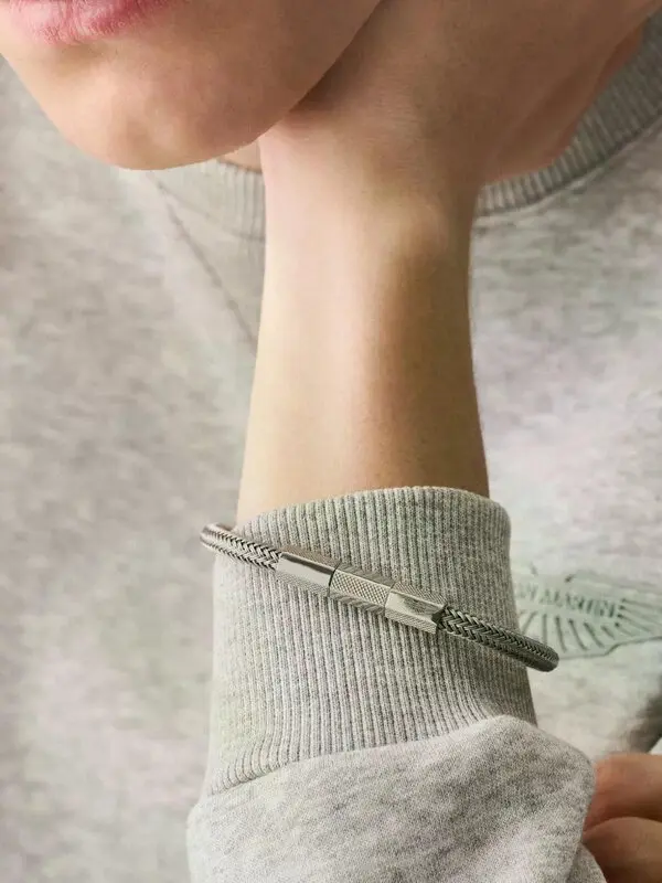 ASTON MARTIN Magnetic-clasp Woven Bracelet