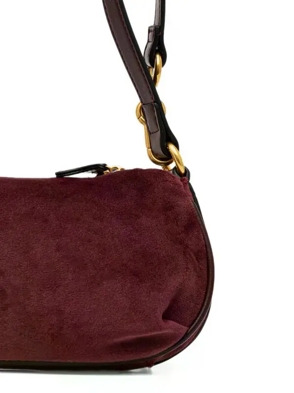 Juicy Couture Twig Narrative Logo-embroidered Heart-charm Shoulder Bag