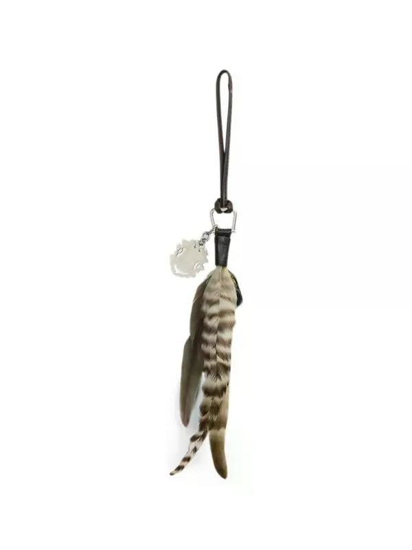 Ralph Lauren Crest Feather-embellished Bag Charm