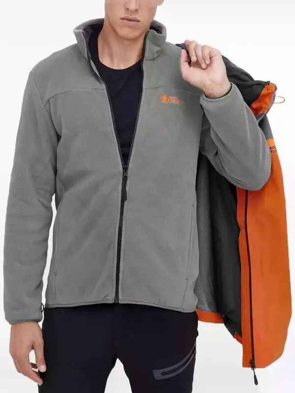 JACK WOLFSKIN Taubenberg Colour-block Hooded Jacket