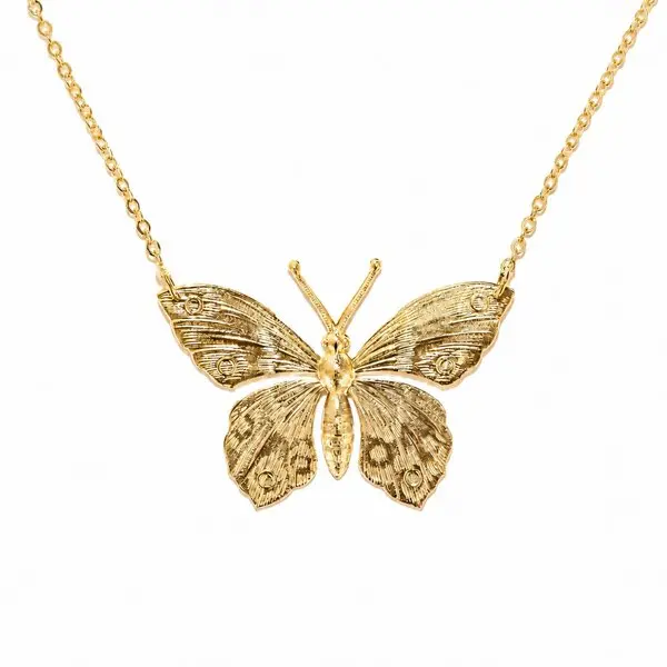 VOLGARA BIJOUX Machaon -plated Butterfly Necklace - Gold