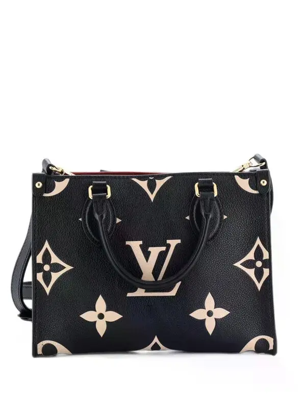 LOUIS VUITTON Onthego Bicolor Monogram Empreinte Giant Pm Tote Bag