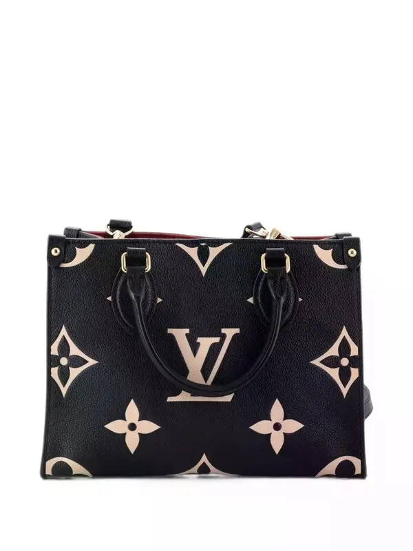 LOUIS VUITTON Onthego Bicolor Monogram Empreinte Giant Pm Tote Bag