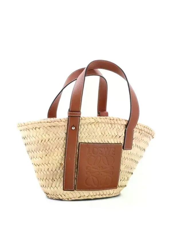 Loewe Basket Raffia Small Tote Bag