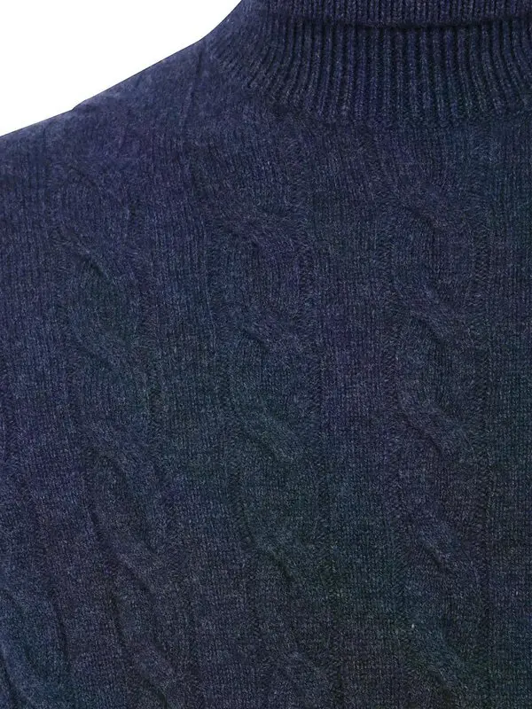 FILIPPO DE LAURENTIIS Cable-knit Roll-neck Sweater