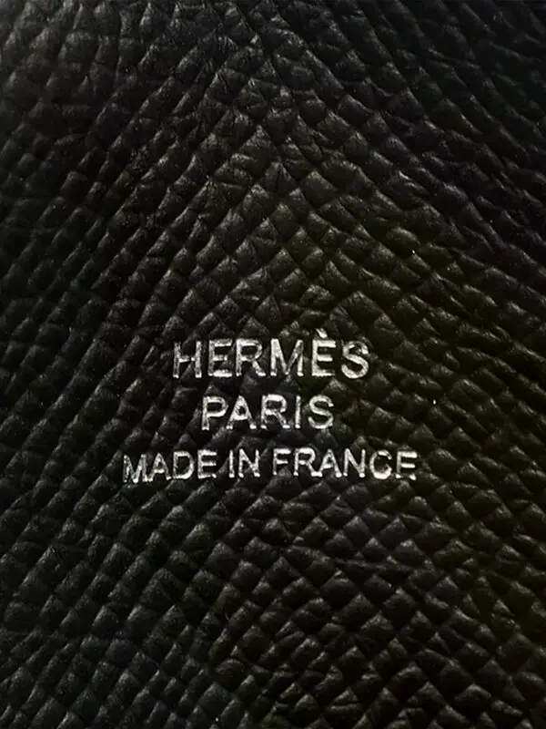 Hermès 2026 Epsom Hermesnap Wallet On Strap Crossbody Bag - Black