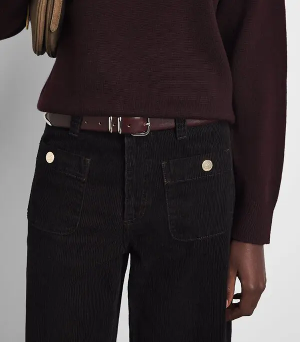 Sandro Cotton Corduroy Trousers