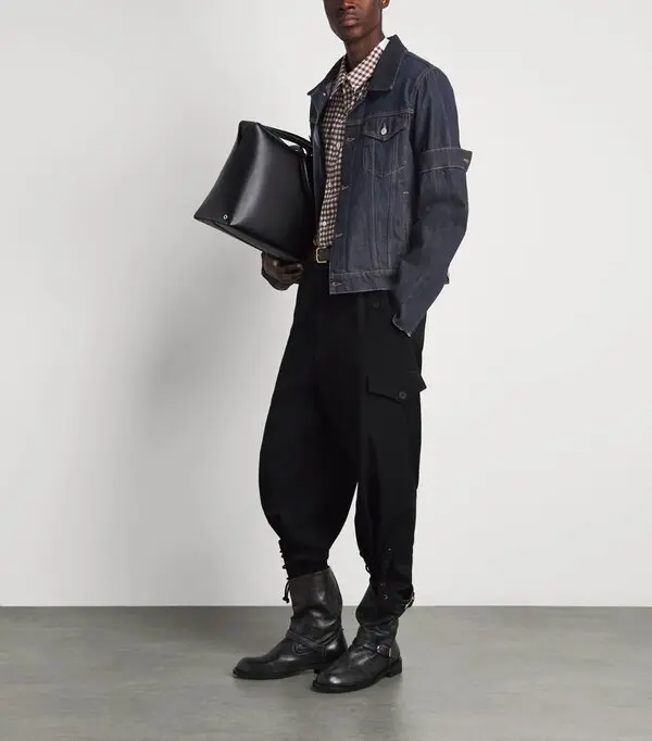 MAISON MARGIELA Flipped Sleeve Denim Jacket