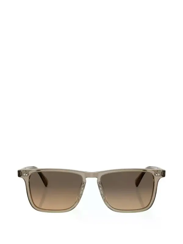 Oliver Spencer Brano Square-frame Sunglasses - Grey
