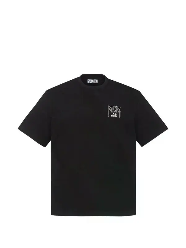 Mcm X We The Best Logo-print T-shirt - Black
