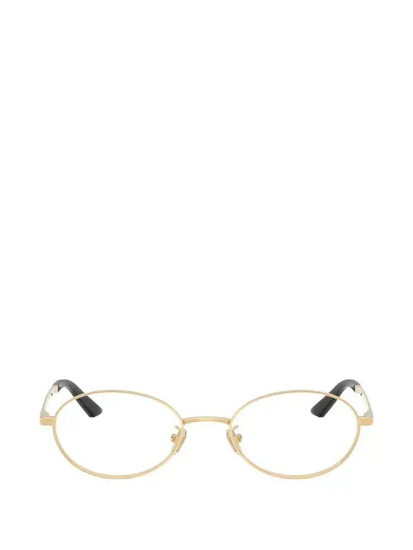 Versace Oval-frame Glasses - Gold