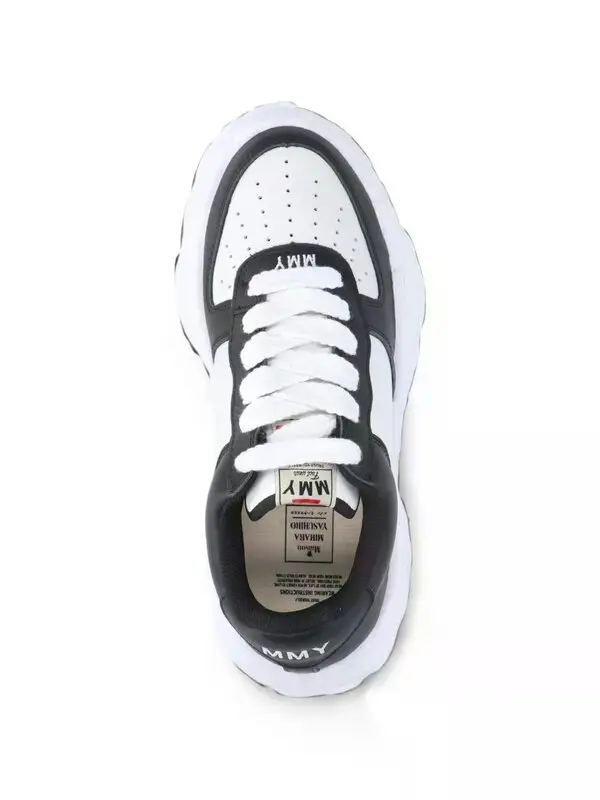 Mihara Yasuhiro Wayne Panelled Wavy-sole Sneakers