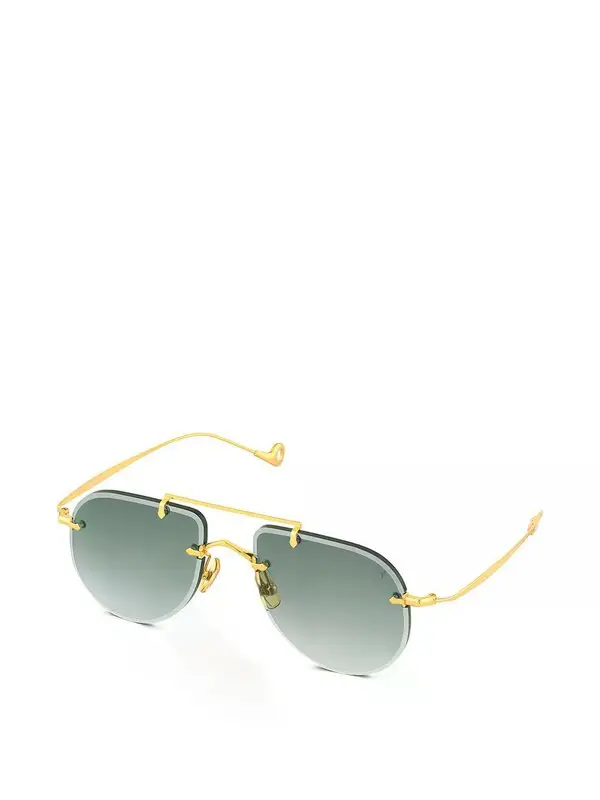 EYEPETIZER Chiaia Pilot-frame Sunglasses - Gold