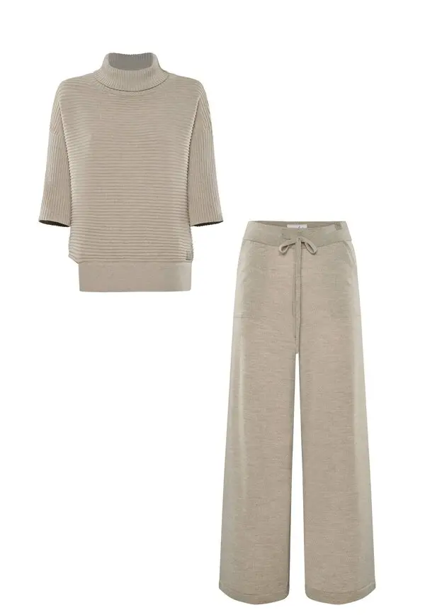 YOU LOOK PERFECT Merino Loungewear Set, Pullover Bailey & Pants Frida