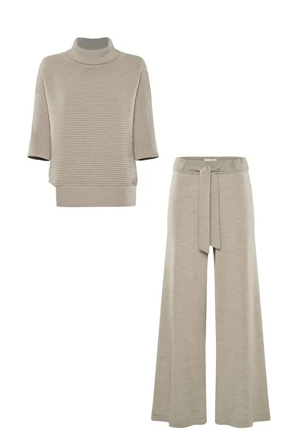YOU LOOK PERFECT Merino Loungewear Set, Pullover Bailey & Pants Bailey