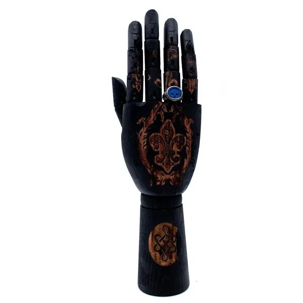 GEM KINGDOM Wooden Display Hand Fleur-de-lis