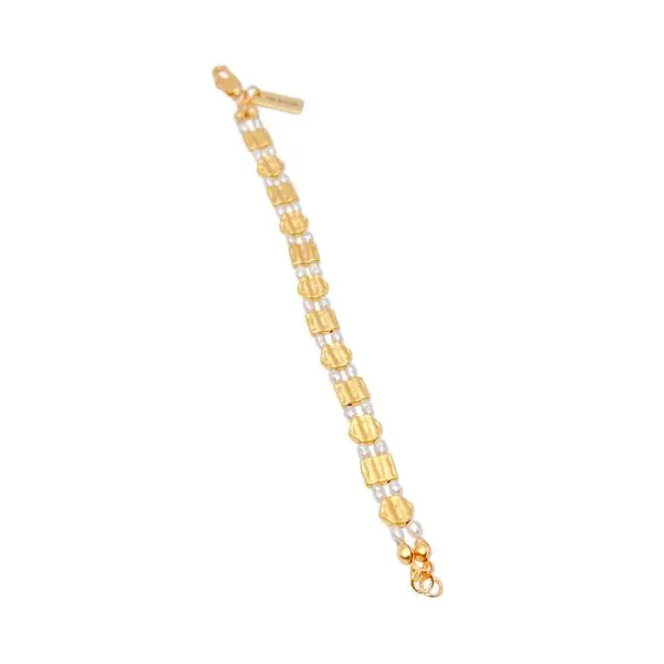 THE BULUMS Sequence Code Natural Freshwater Pearl Bracelet
