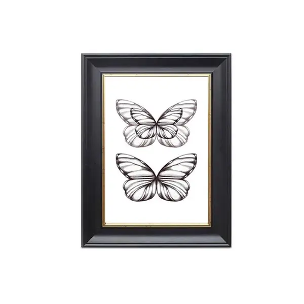 JOHANNA FLEMING Pencil Butterflies A5 Fine Art Print