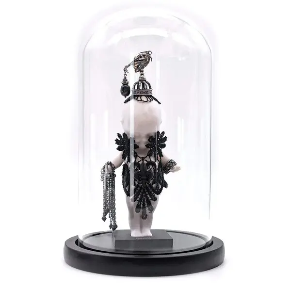 GEM KINGDOM Happy Baby Lacy Statue