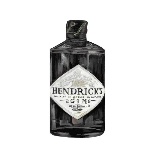JOHANNA FLEMING Neutrals/ Hendricks Gin Fine Art Print A4