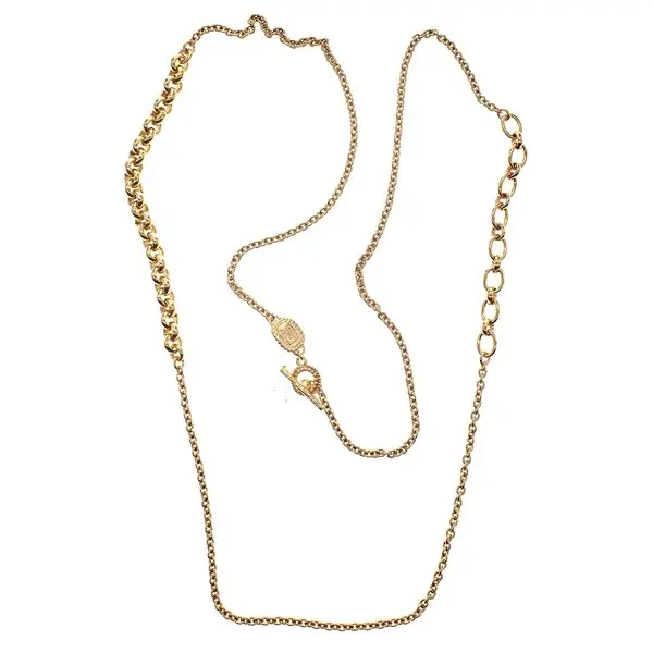 GEM KINGDOM Mixed Link Long Necklace