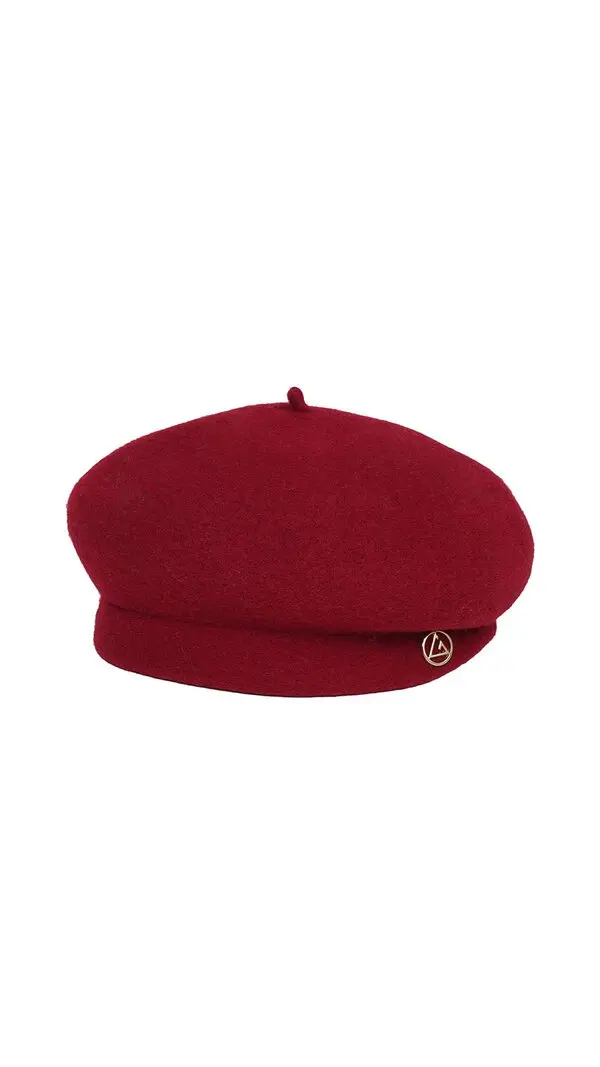 LE TRAP Basel Beret Burgundy
