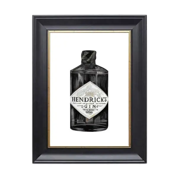 JOHANNA FLEMING Hendricks Gin Fine Art Print A5