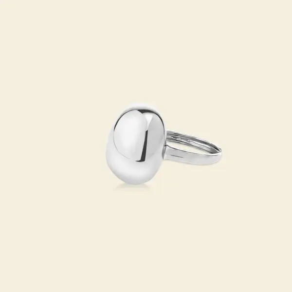 LAGOMIST Silver Coffee Bean Ring - Gold