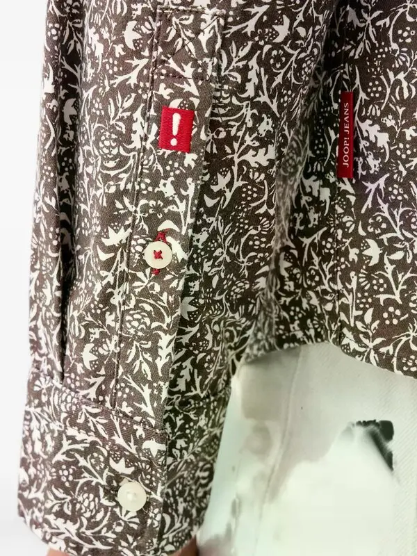 JOOP! Floral-print Long-sleeved Shirt