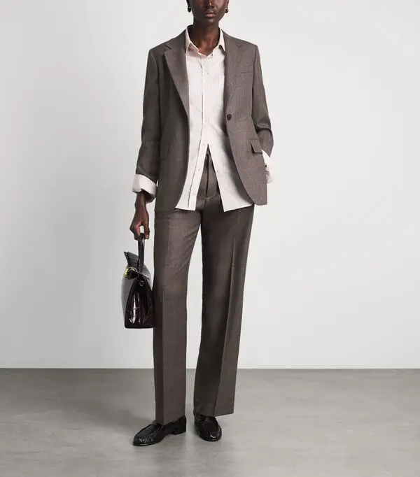 Sandro Wool Tailored Trousers