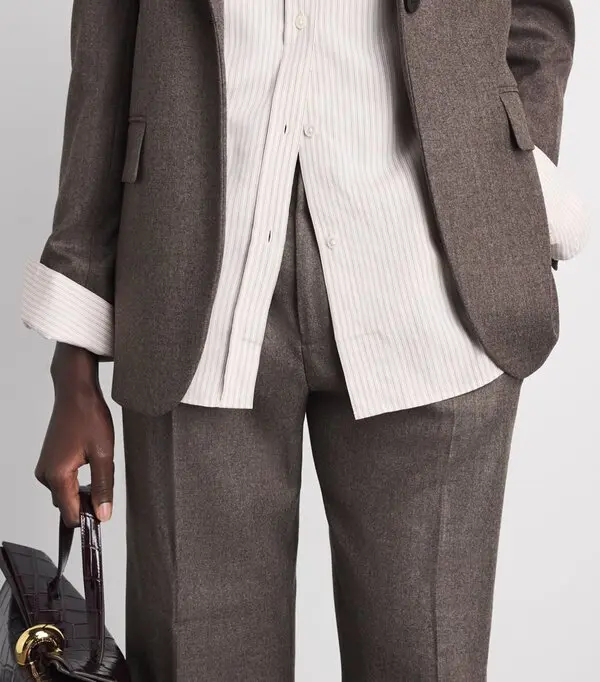 Sandro Wool Tailored Trousers