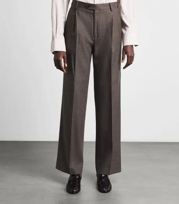 Sandro Wool Tailored Trousers