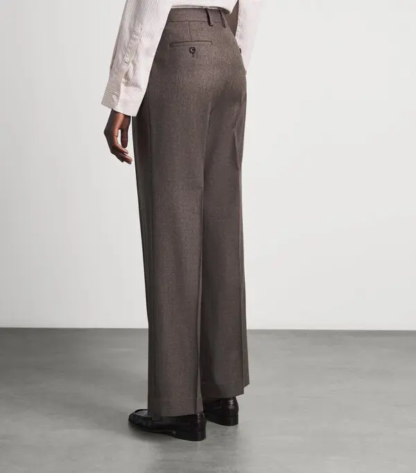 Sandro Wool Tailored Trousers